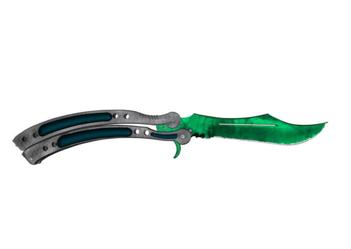 Butterfly Knife | Gamma Doppler Emerald (Factory New) | Dedé Skins